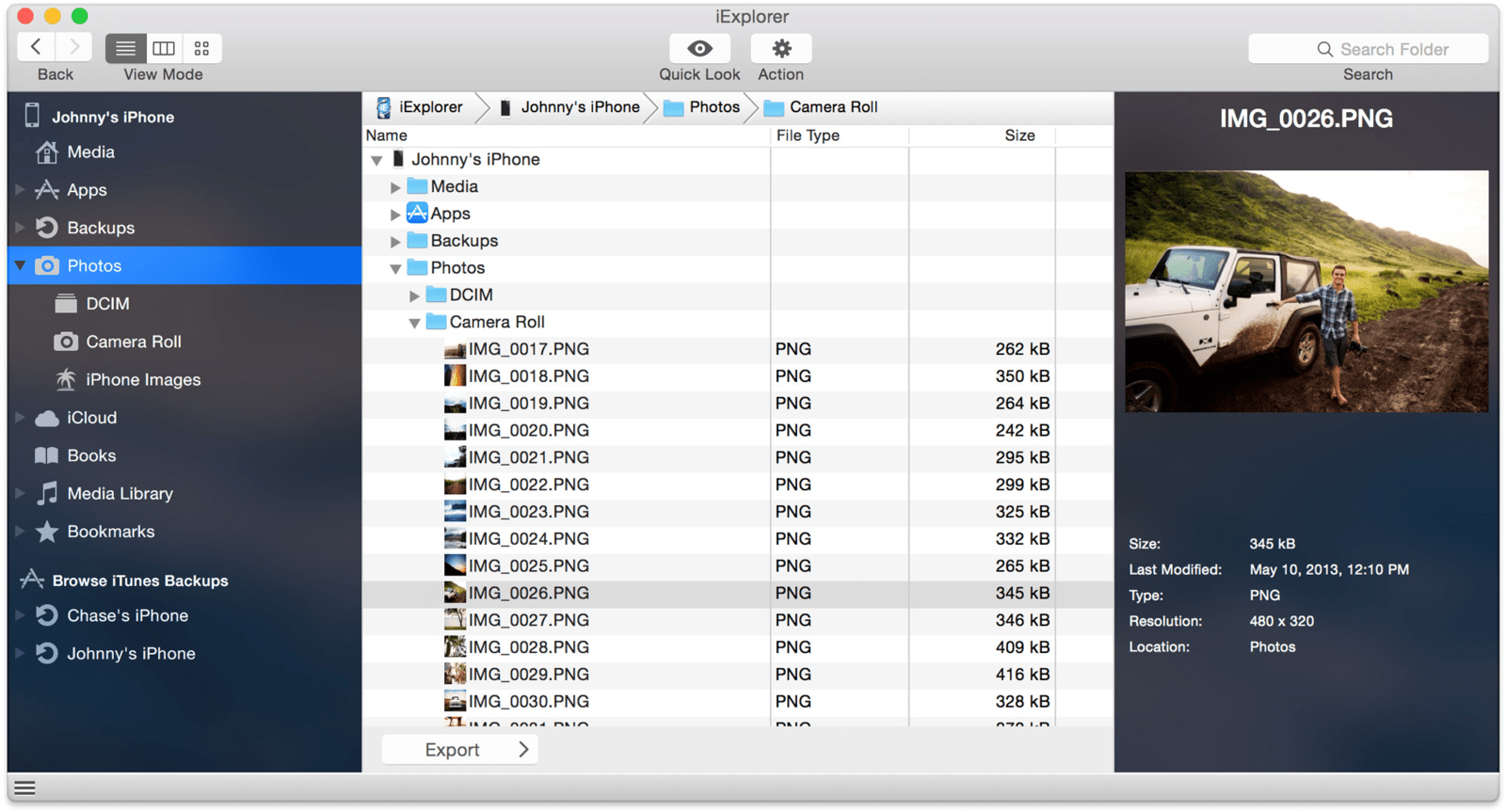Export Photos from Your iPhone & iPad to any Mac or PC Computer · iExplorer